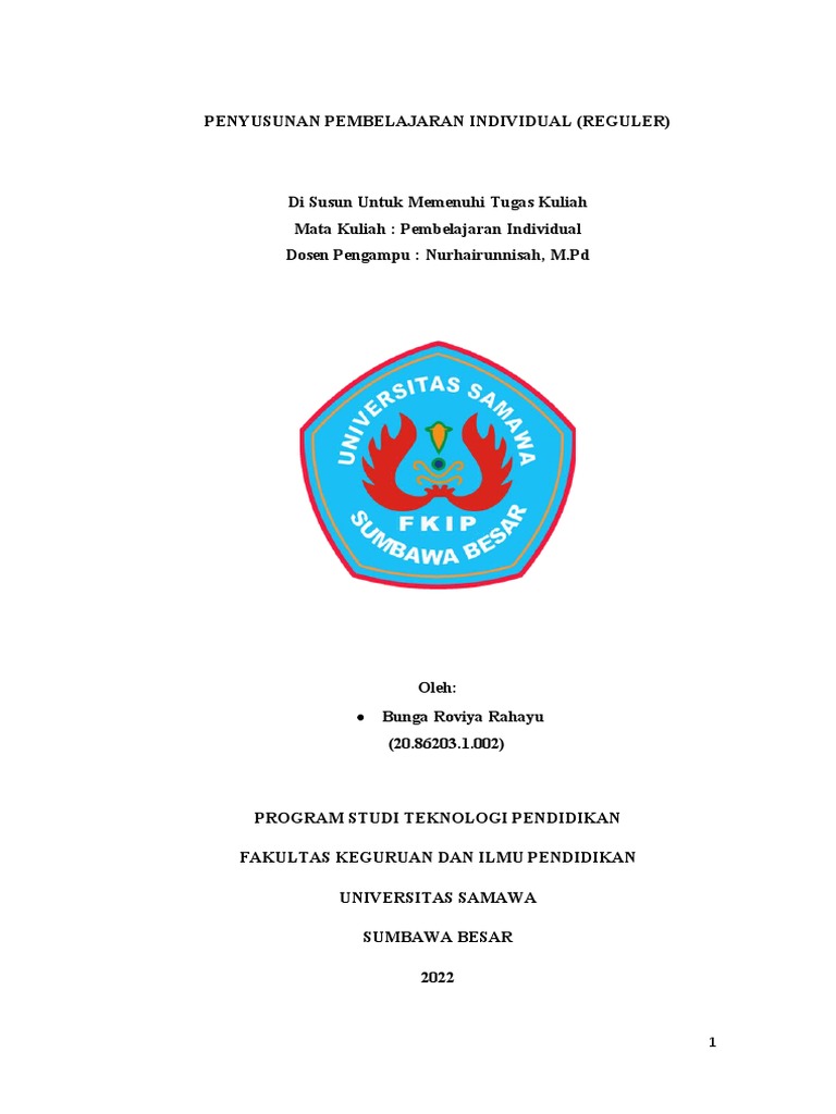 Program Pembelajaran Individual Surya | PDF