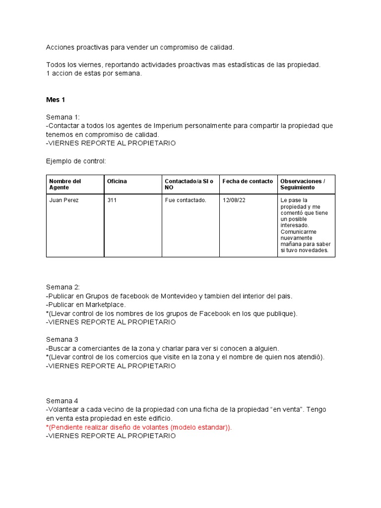 Estrategias Proactivas en Inmobiliaria | PDF