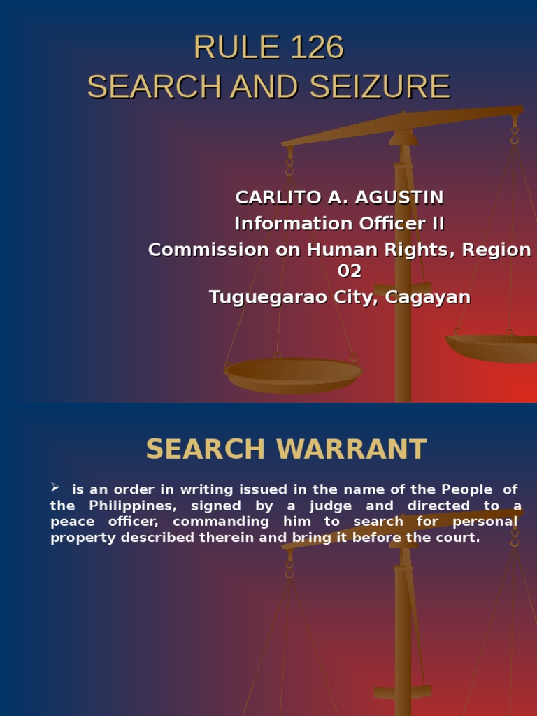 Search and Seizure | PDF | Search Warrant | Search And Seizure