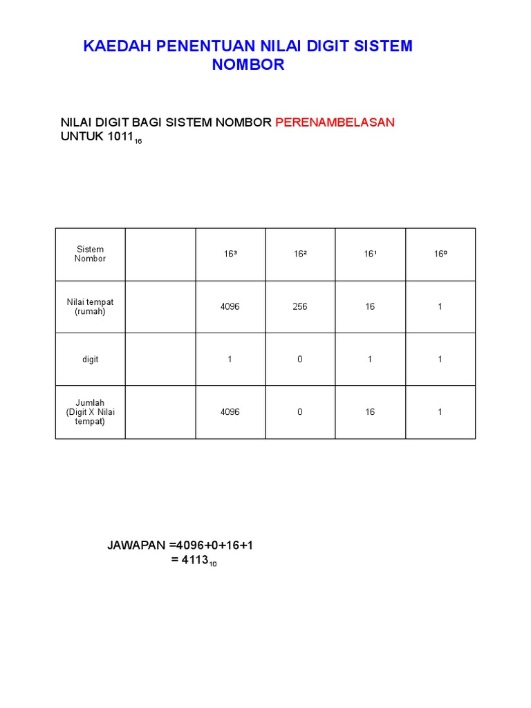 ASK T2 Nombor Perenambelasan Ke Perduaan | PDF