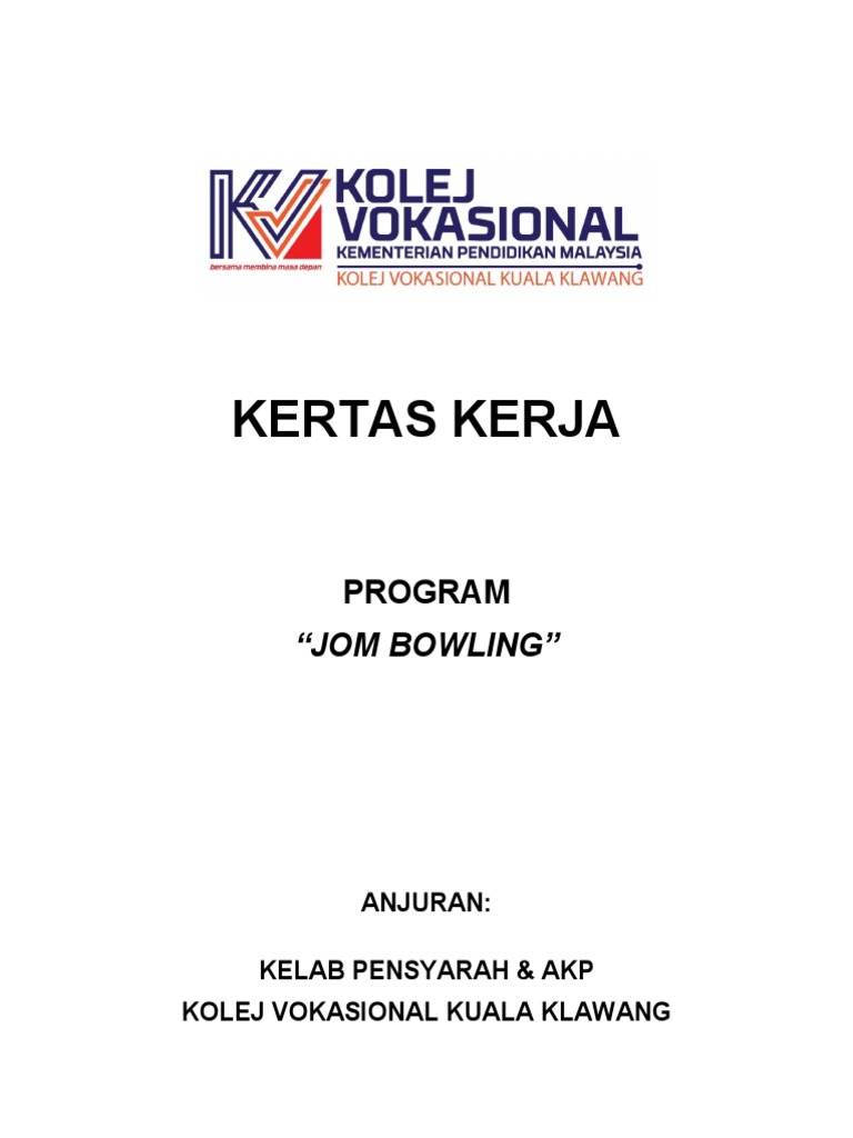 Kertas Kerja Bowling KVKK | PDF