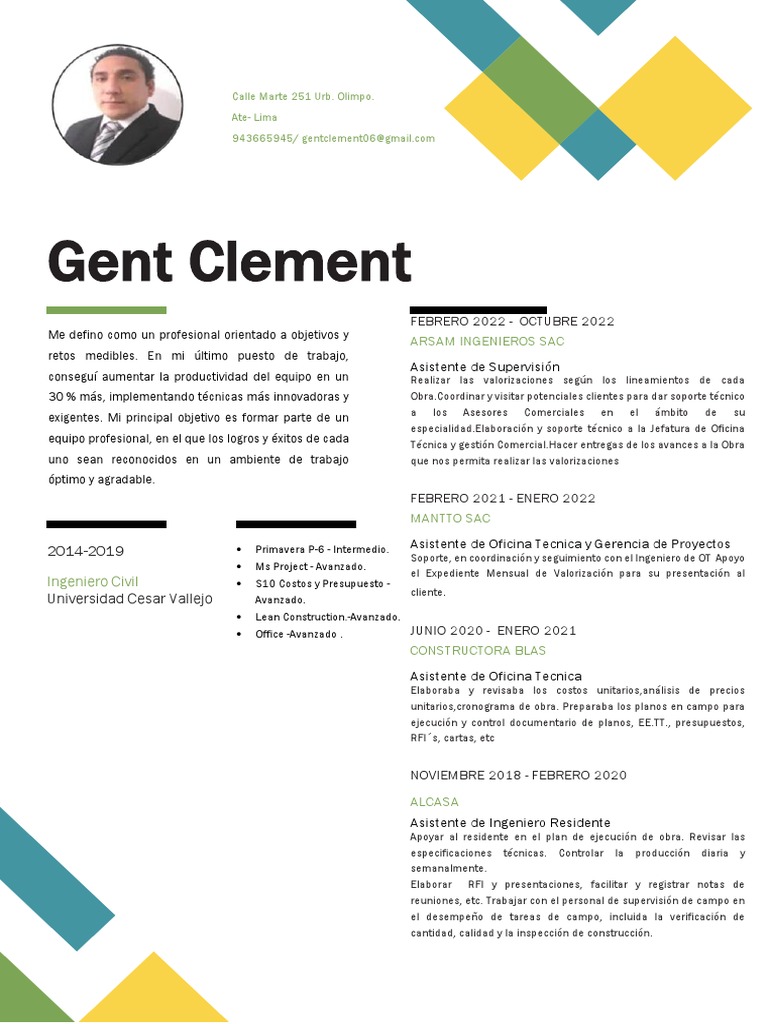 CV Clement Octubre 2022 | PDF