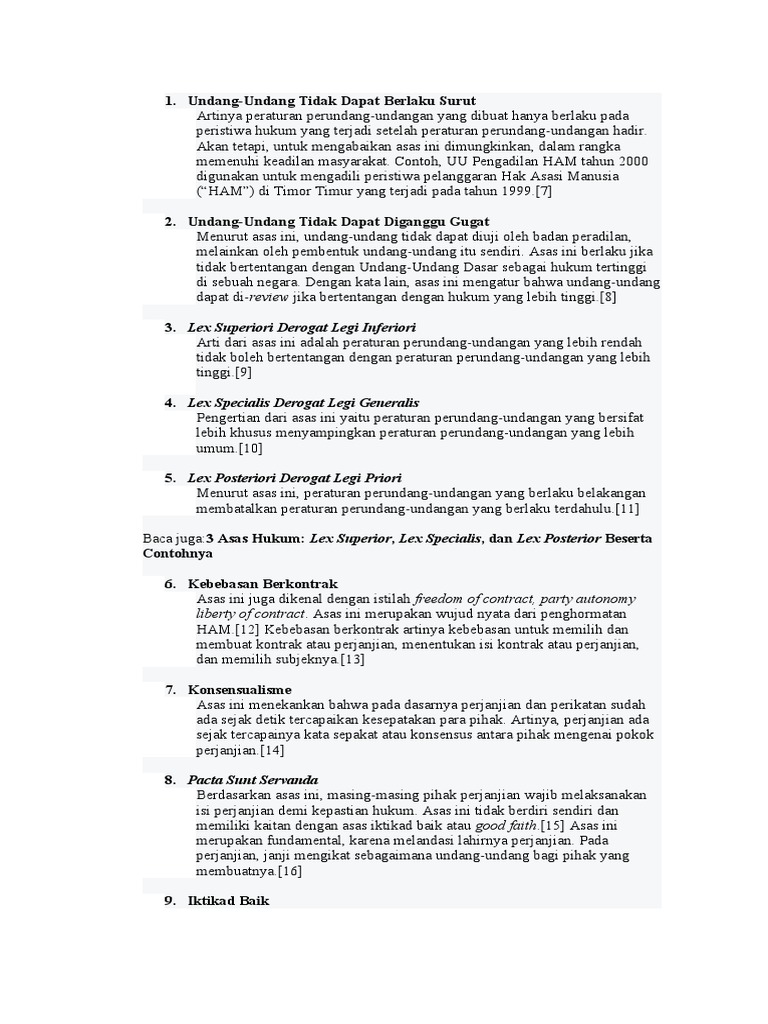 Asas Asas Hukum | PDF