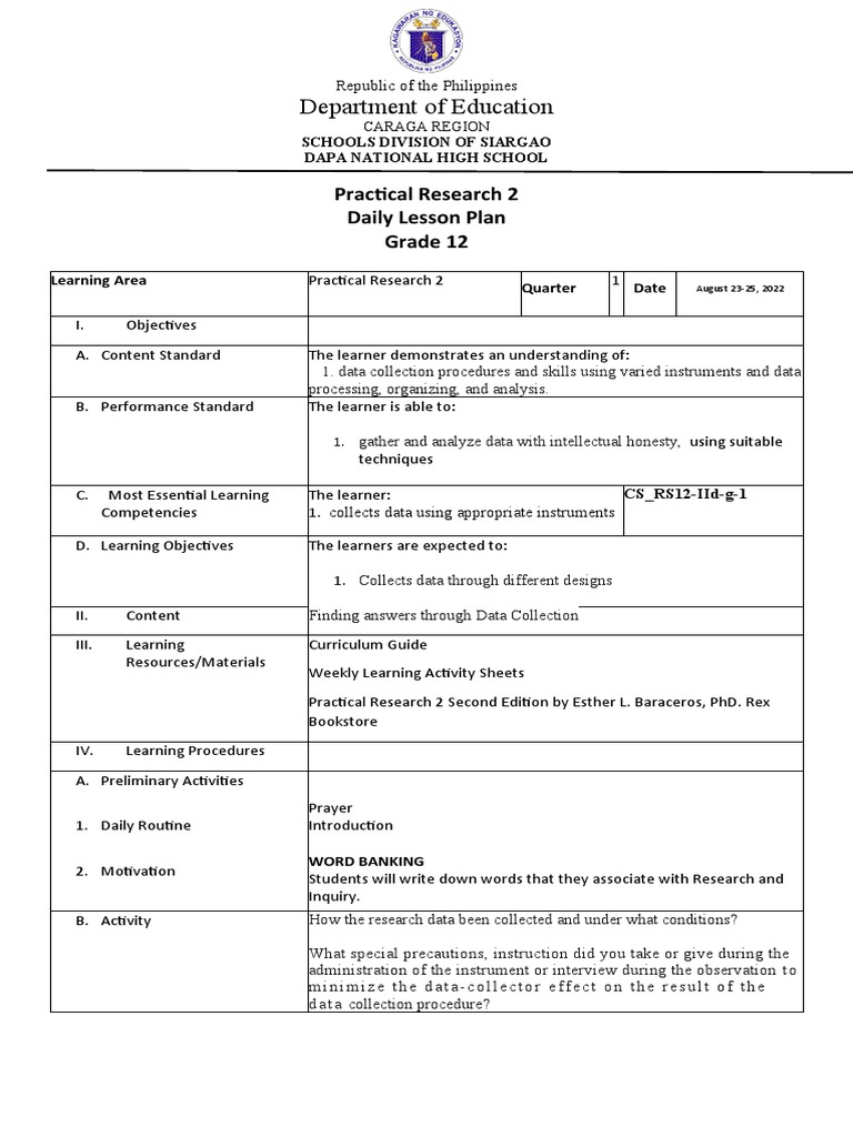 PR2 DLP1 | PDF | Thought | Inquiry
