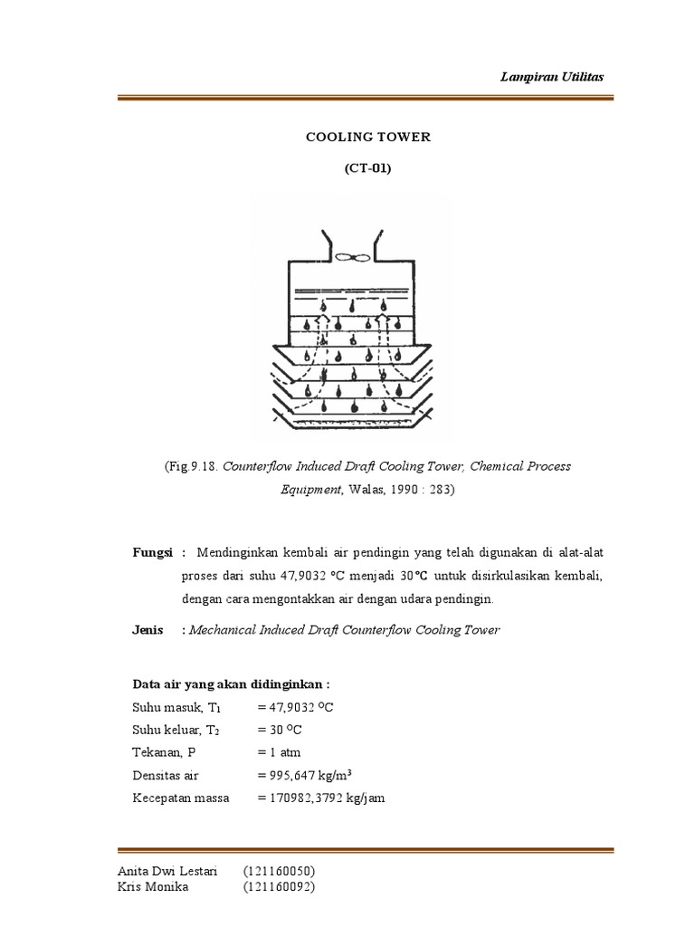 Cooling Tower Performance Analysis | PDF
