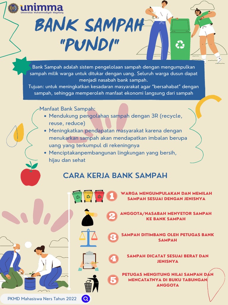 Poster Bank Sampah 1 | PDF | Pengelolaan Keuangan & Uang