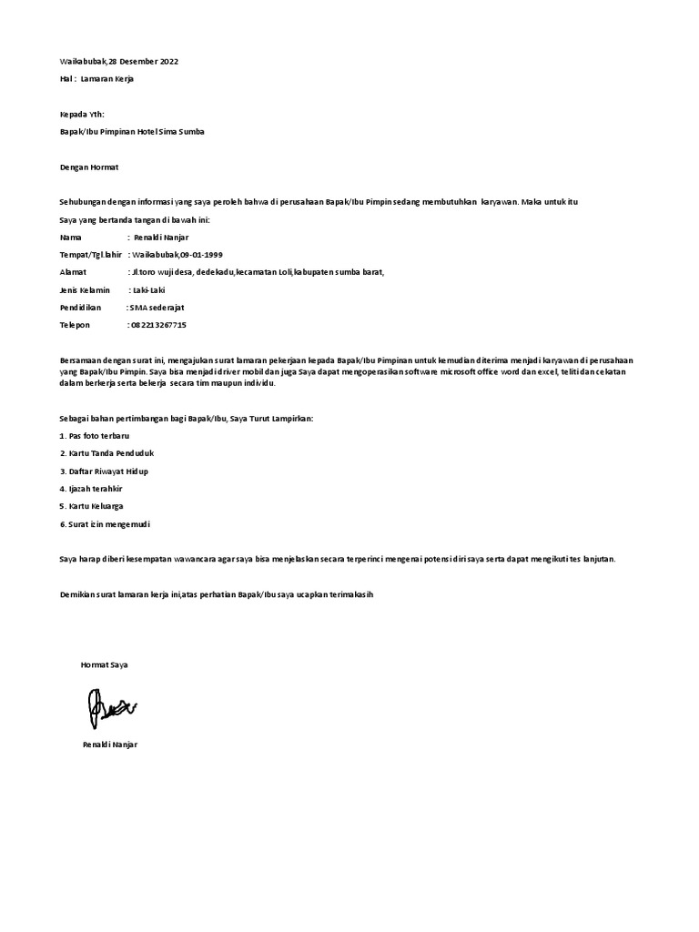 Aldi Surat Fix | PDF