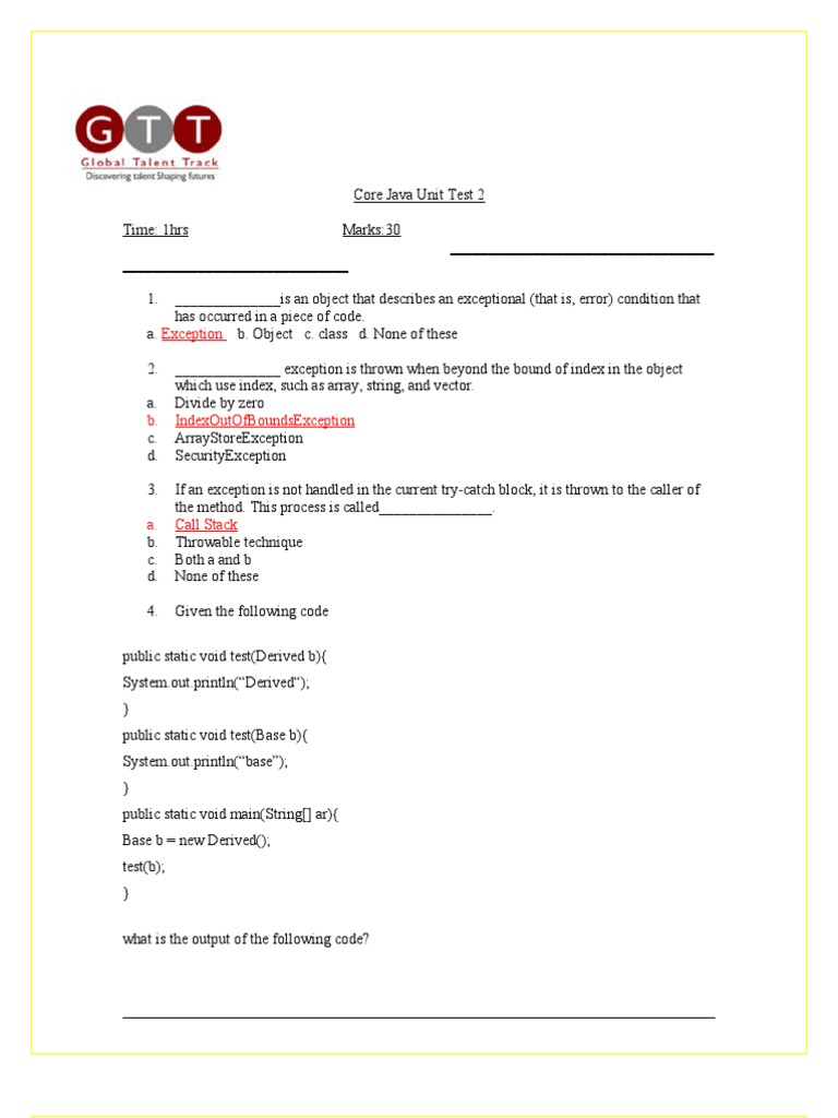 Java Questions 2 Pdf C Programming Language Java Programming 2448