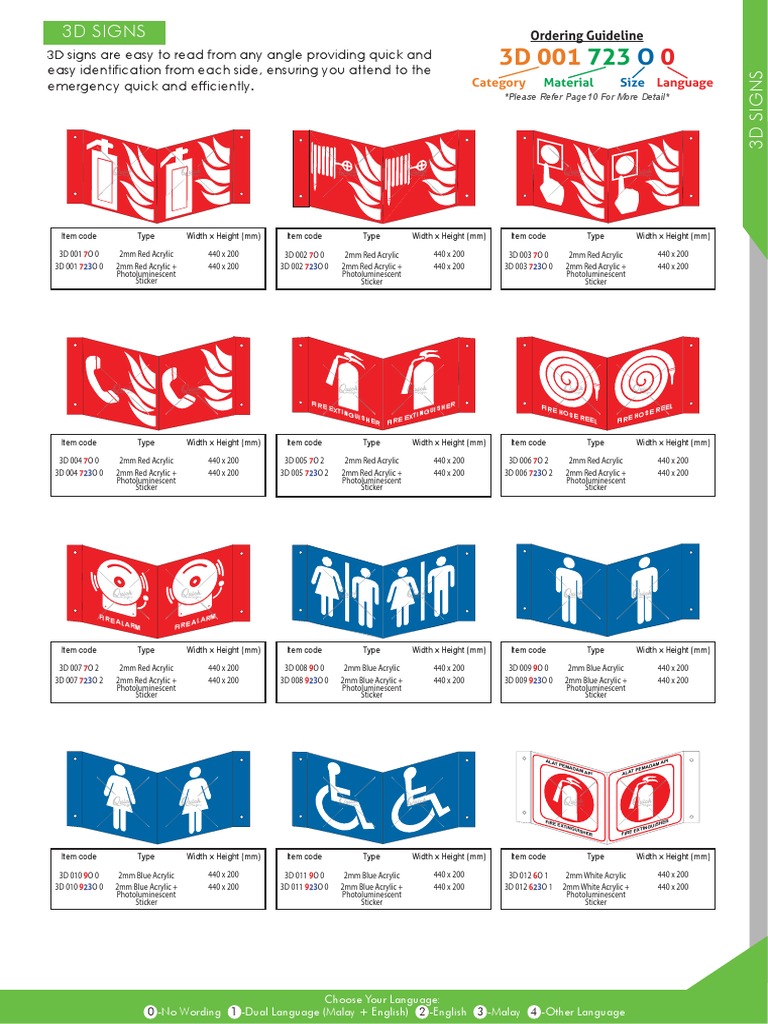 Bomba Sign Cataloque | PDF | Materials