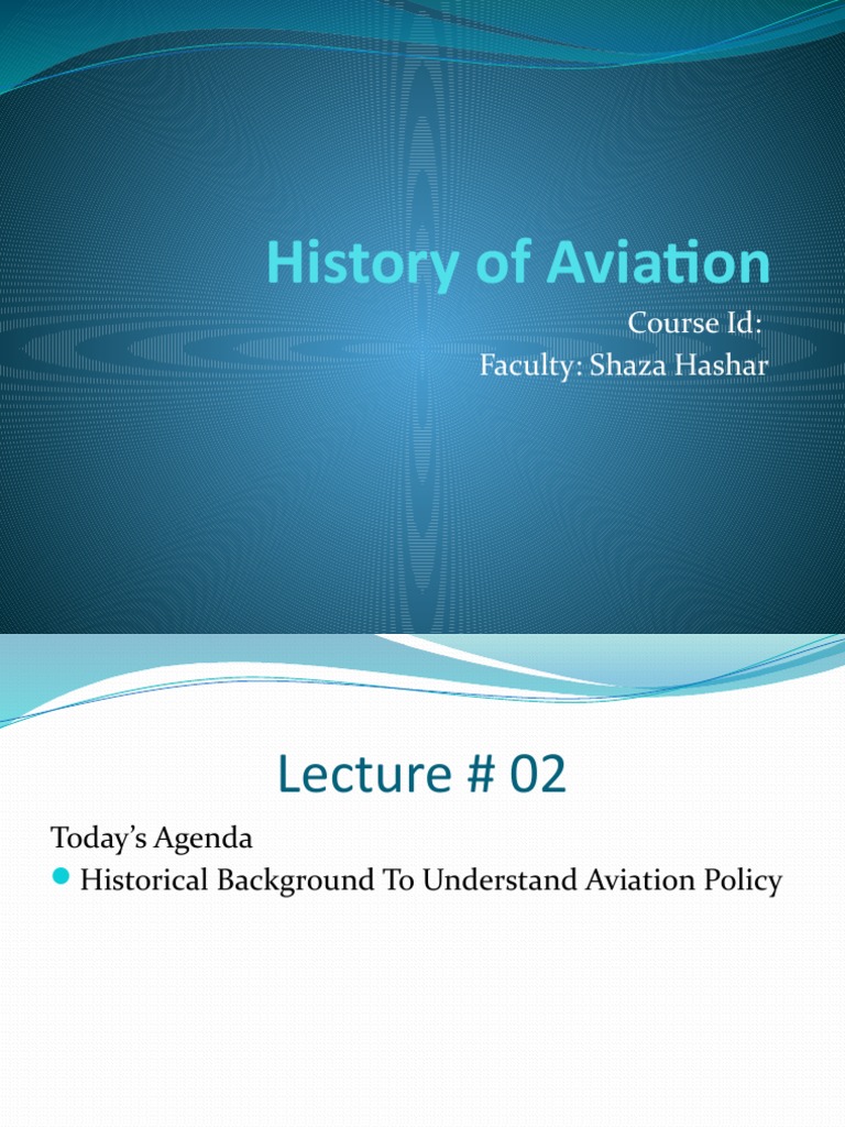 Aviation Policy: Historical Overview | PDF | Aviation | Transport