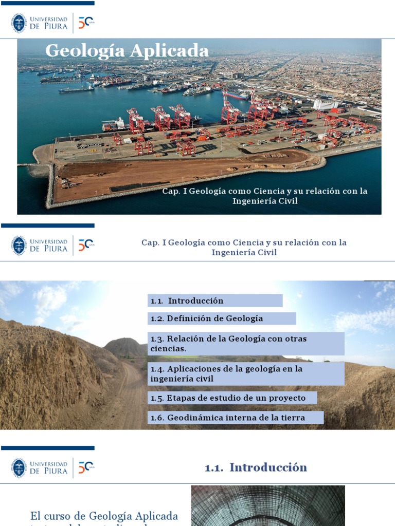 Aplicaciones de la Geología en Ingeniería | PDF | Geología | Ciencias ...