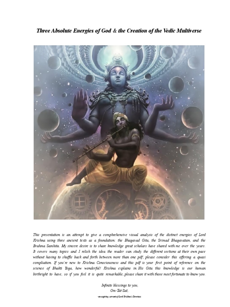 Three Absolute Energies of God and The Creation of The Vedic Multiverse ...