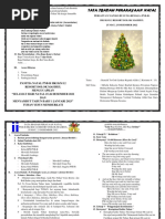 Contoh Rundown Acara Natal Sekolah Minggu | PDF | Agama & Spiritualitas