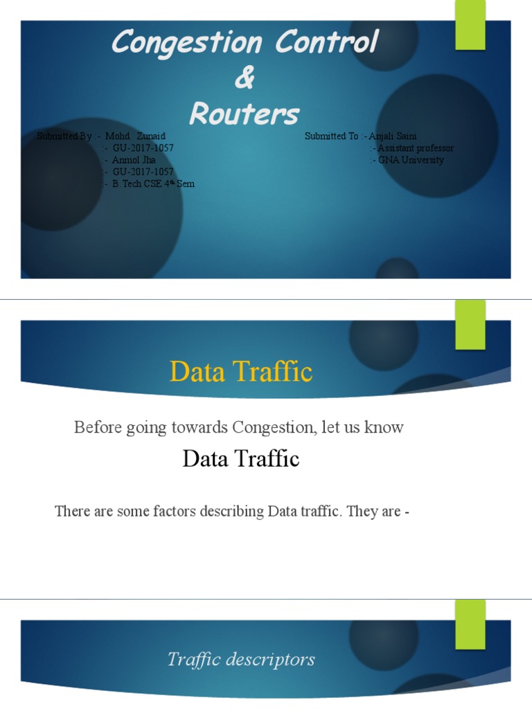 Congestion Control & Routers | PDF | Routing | Network Congestion