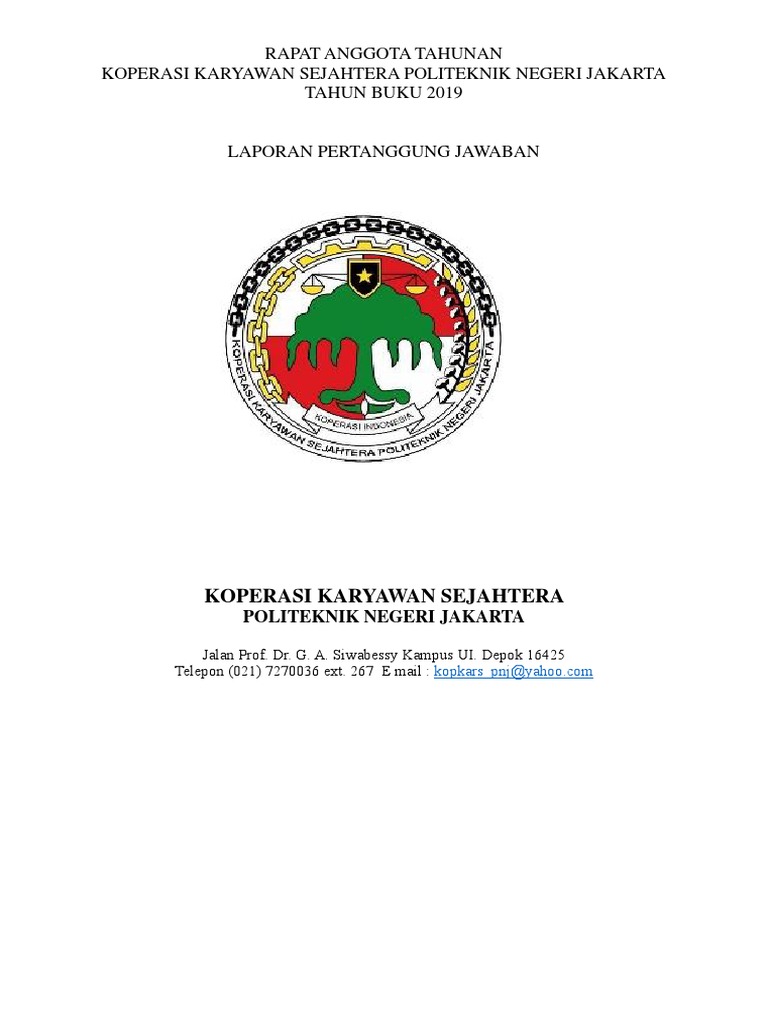Laporan Dan Susunan Acara RAT KOPKAR 2019-2020 | PDF