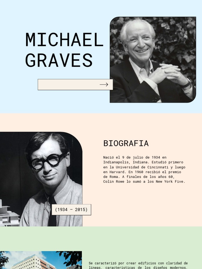 Michael Graves: Arquitectura Posmoderna | PDF | Diseño | Estética