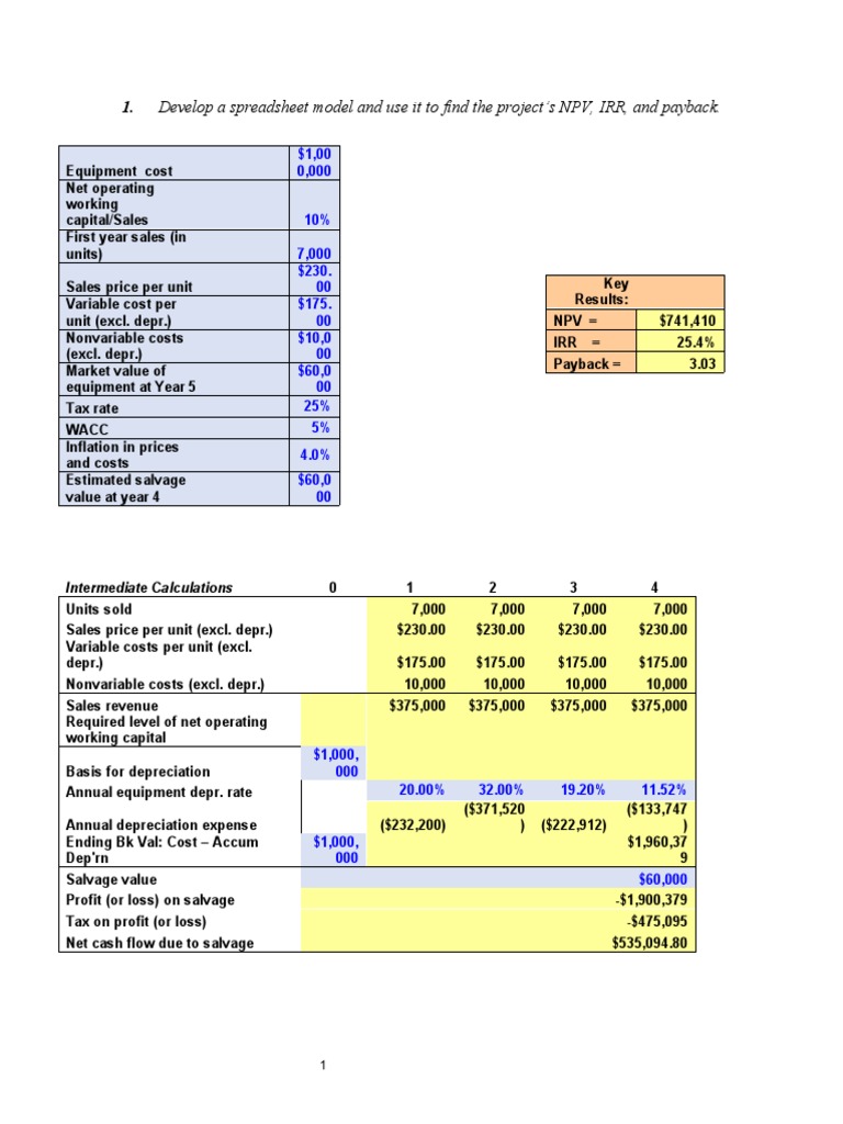 JD Sdn. BHD Study Case | PDF | Net Present Value | Depreciation