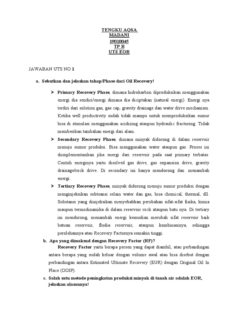 Tengku Aqsa Uts Eor | PDF