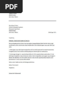 Contoh Surat MC | PDF