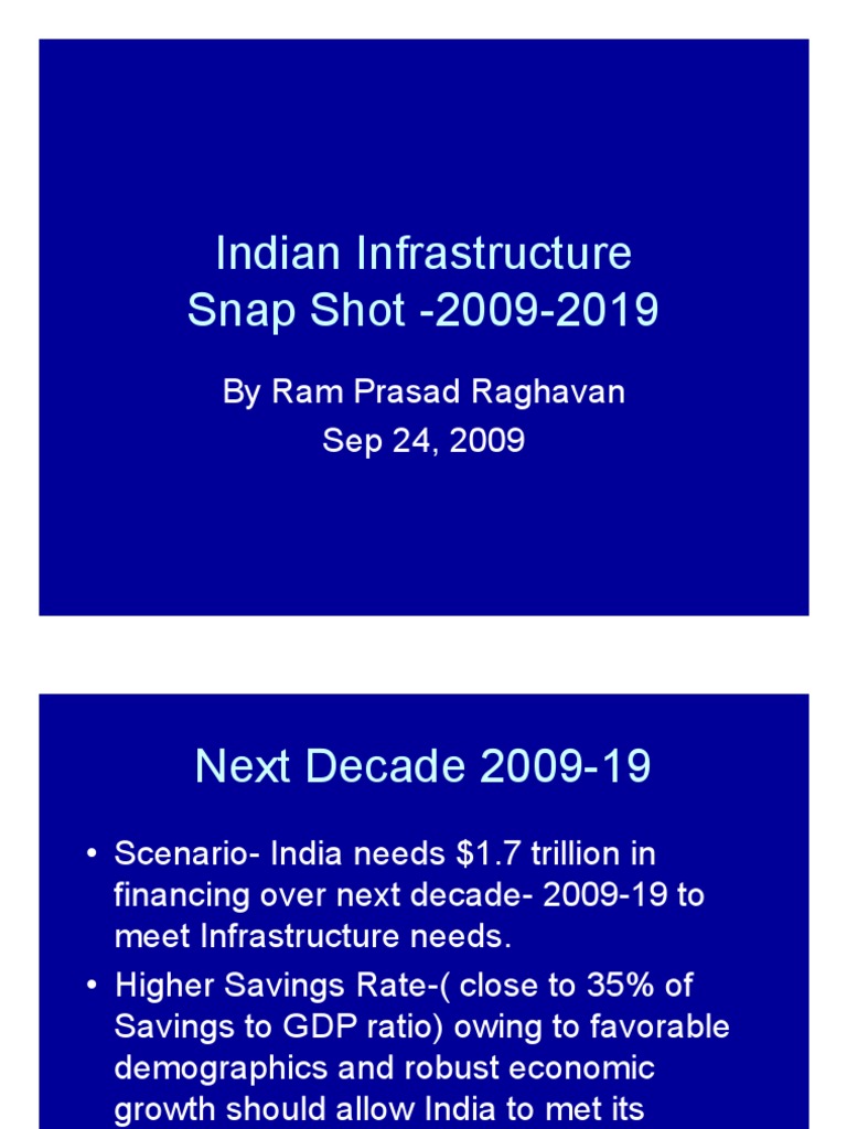 India Infrastructure Financing 2009-2019 | PDF