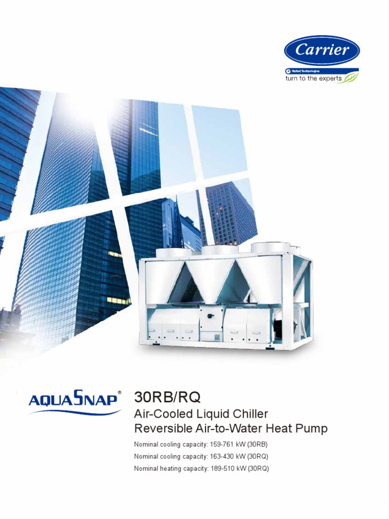 Carrier Aquasnap 30RB/RQ Chiller Manual | PDF | Air Conditioning | Heat ...