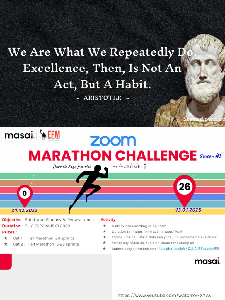 ZMC - Zoom Marathon Challenge - Season #3 | PDF | Computing