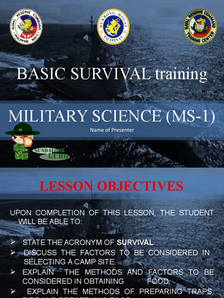Basic Survival Training Overview | PDF | Survival Skills | Foods