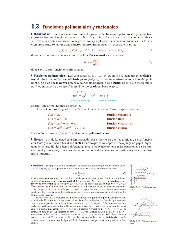Función Lineal y Cuadrática | PDF
