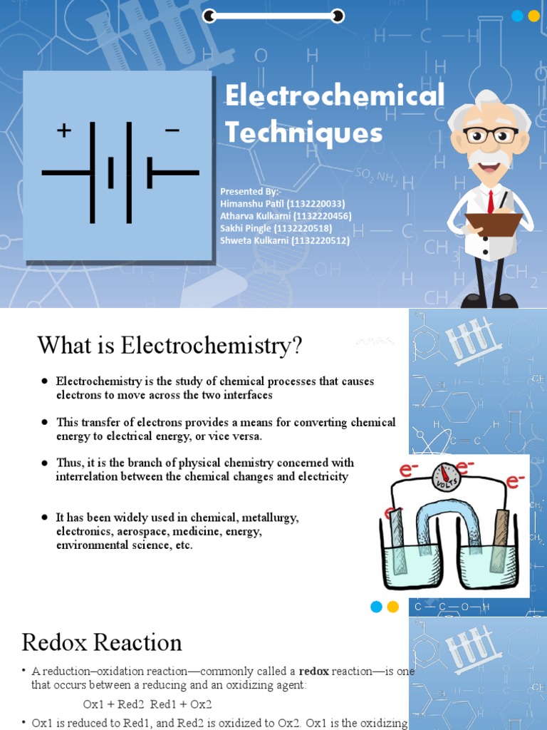 Electrochemical Techniques | PDF | Electrochemistry | Redox