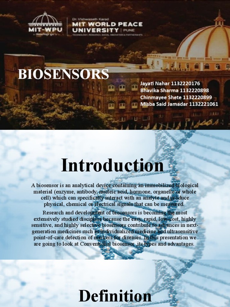 BIOSENSORS | PDF | Biosensor | Piezoelectricity