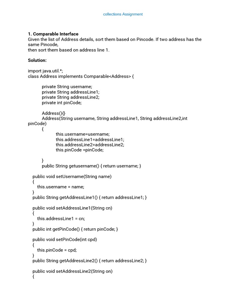 Java Collections | Download Free PDF | Comma Separated Values | Software