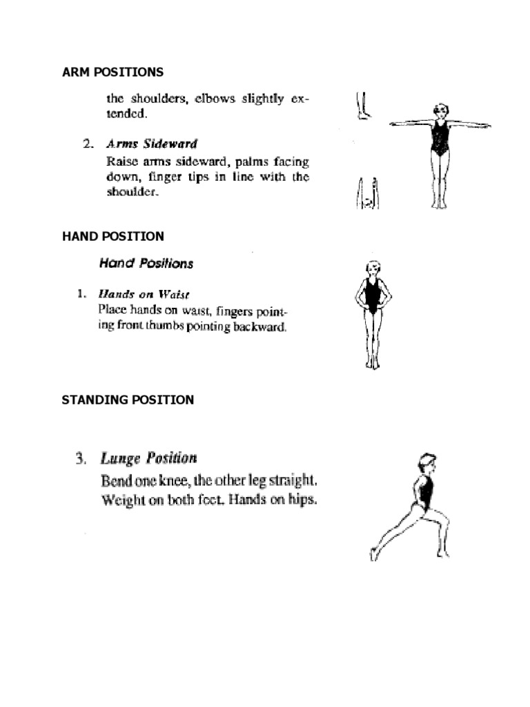 Arm Positions | PDF