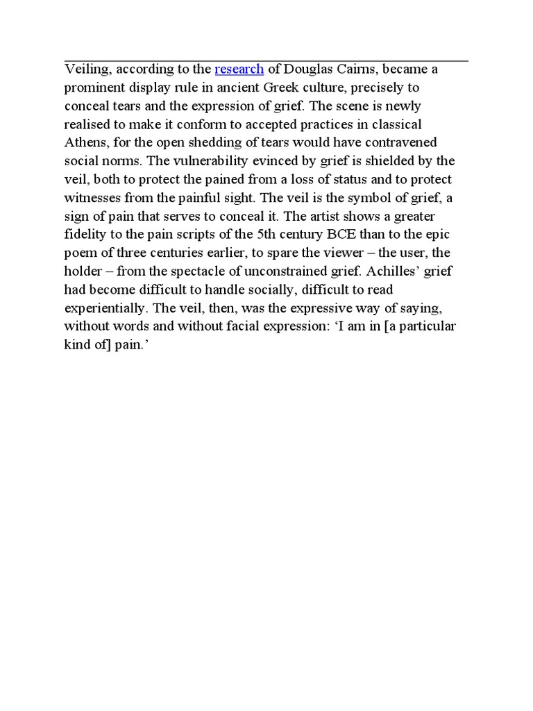 Veiling According To The Research | PDF