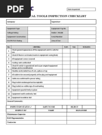 Air Blower Checklist PDF | PDF
