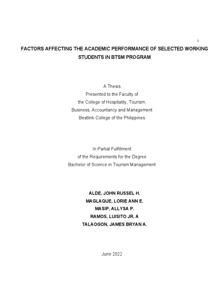 BSTM - Maglaque. Et. Al - Pre Oral Manuscript 00 | PDF | Thesis | Doctor Of Philosophy