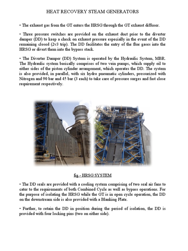 Heat Recovery Steam Generators | Download Free PDF | Pump | Turbine