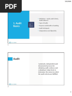 Audit Opening Meeting Guide | PDF | Audit | Iso 9000