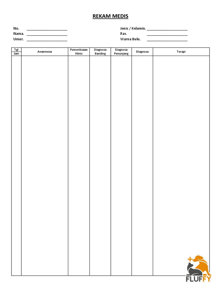 REKAM MEDIS Hewan | PDF