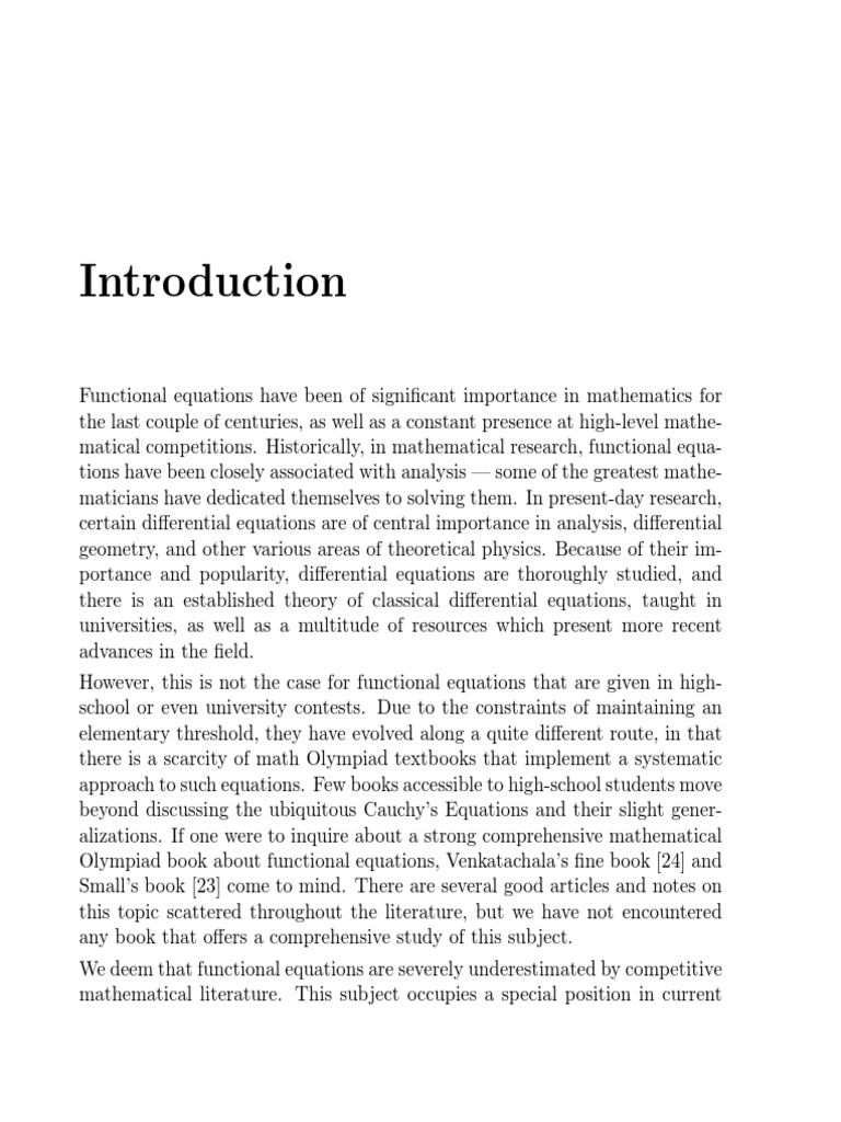 Comprehensive Guide to Functional Equations | PDF | Equations | Mathematics