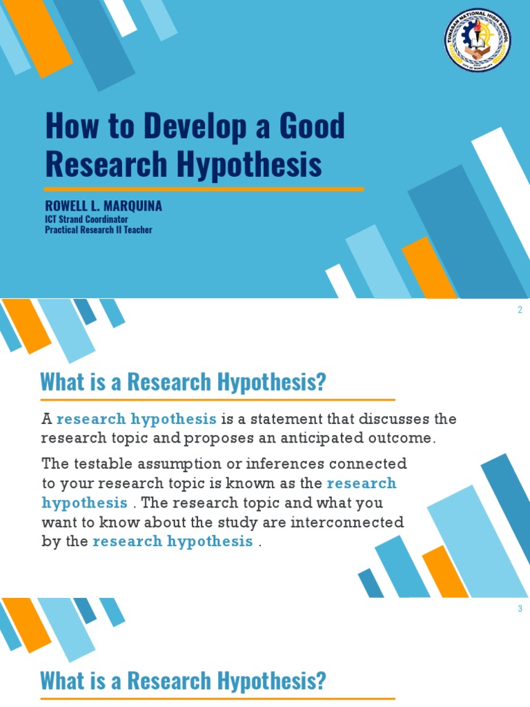 PR2 - Writing Hypothesis | PDF | Hypothesis | Null Hypothesis