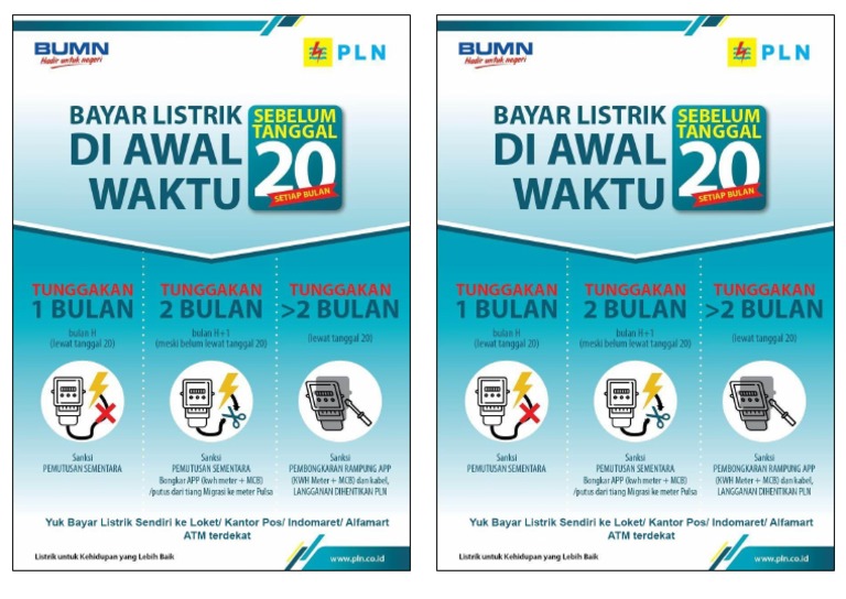 Bayar Listrik Tepat Waktu | PDF