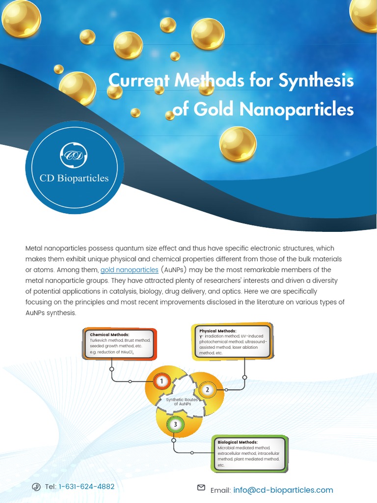Gold Nanoparticle Synthesis Methods | PDF | Nanoparticle | Chemical ...
