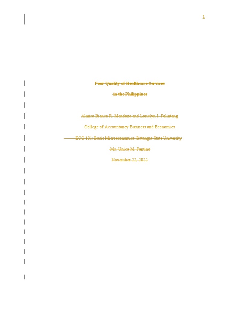 Poor-Quality-of-Healthcare-Services IN THE PHILIPPINES | PDF | Health ...