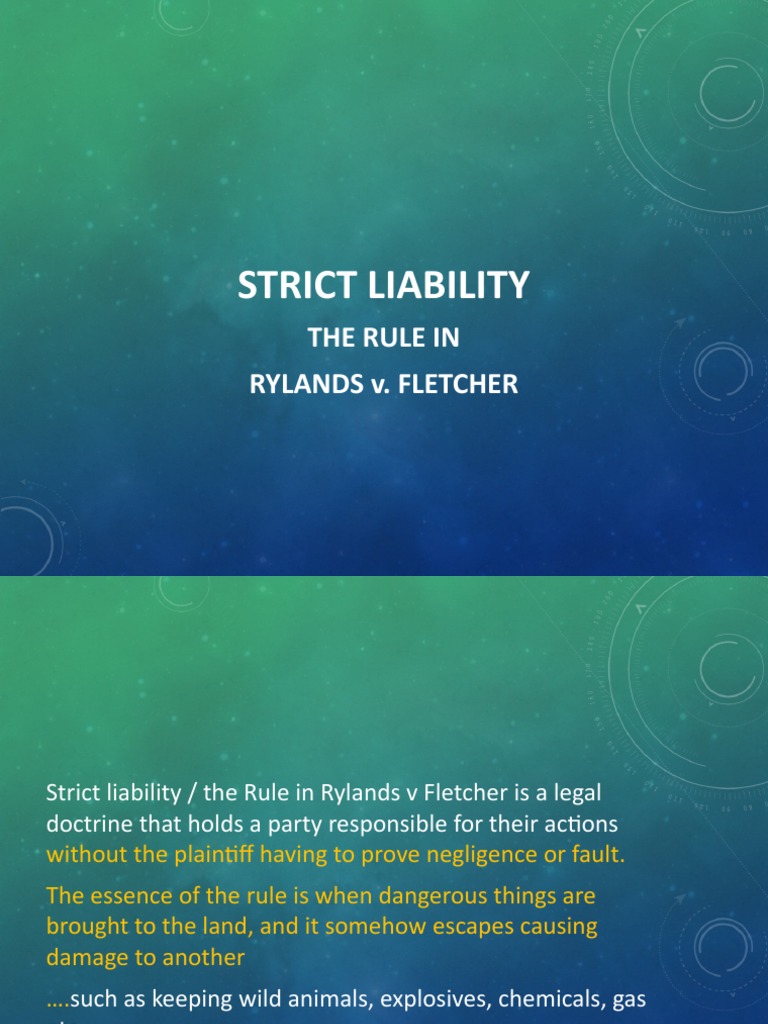 Strict Liability | PDF | Strict Liability | Justice Strict Liability | PDF | Strict Liability | Justice