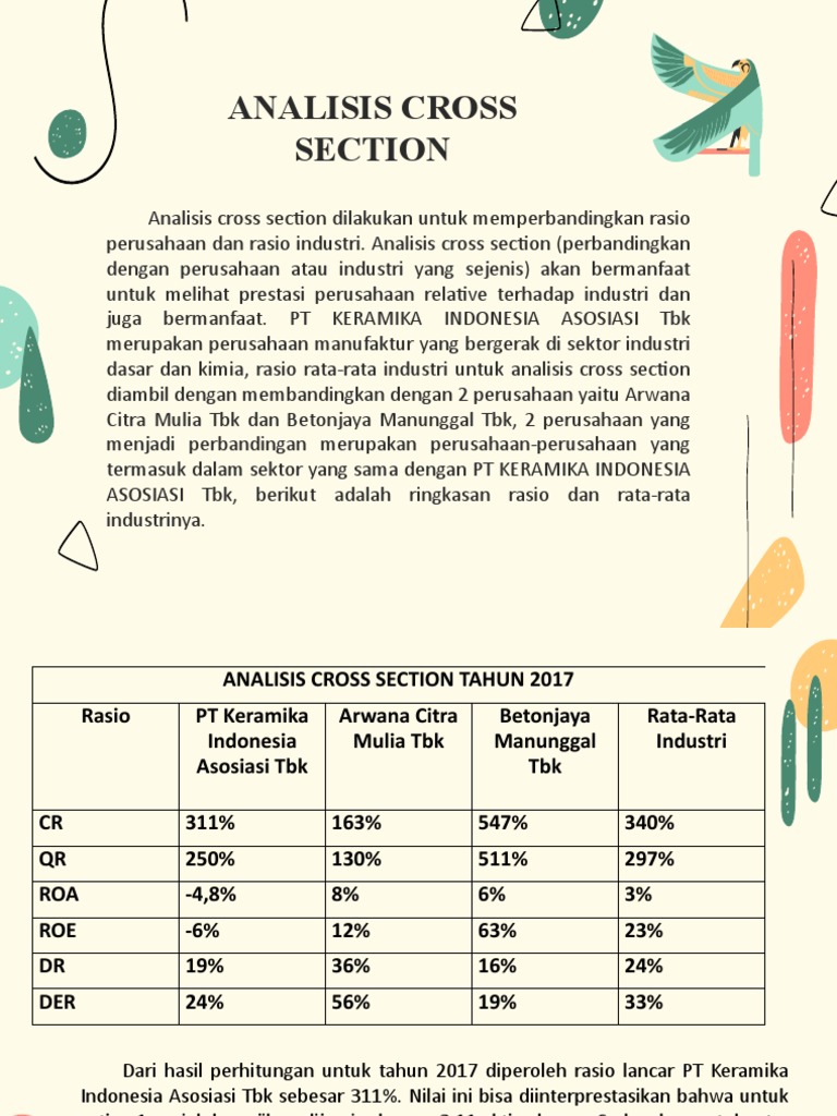 Analisis Cross Section | PDF