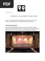 Types of Theatre Stages, Advantages and Disadvantages of The Proscenium Theatre | PDF ...