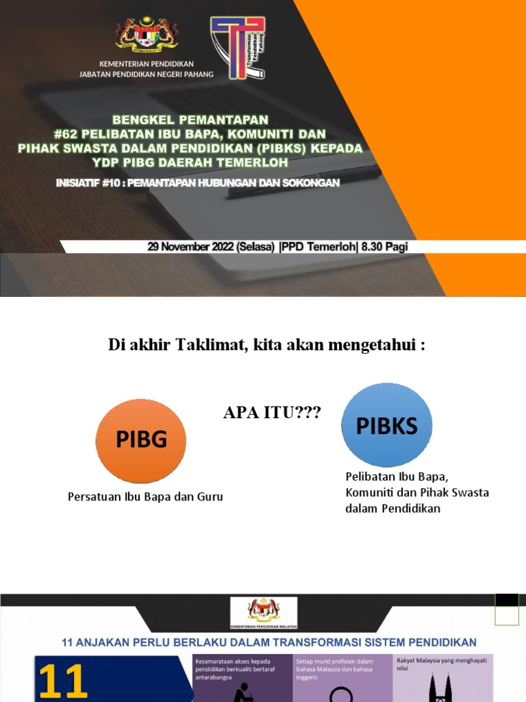 Bengkel Pemantapan Pibks KPD PGB | PDF