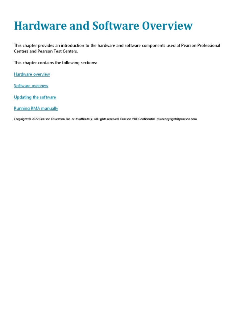 Chapter 3 Hardware and Software Overview | PDF | Computer Hardware | Software