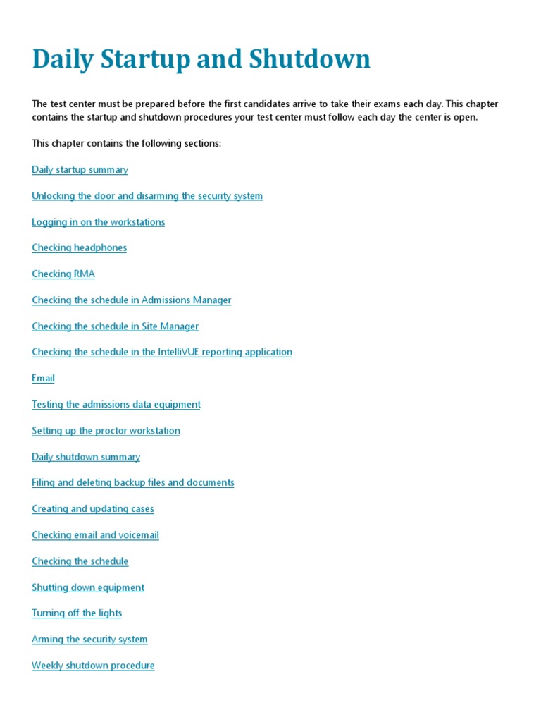 Chapter 4 Daily Startup and Shutdown | PDF | Image Scanner | Button (Computing)