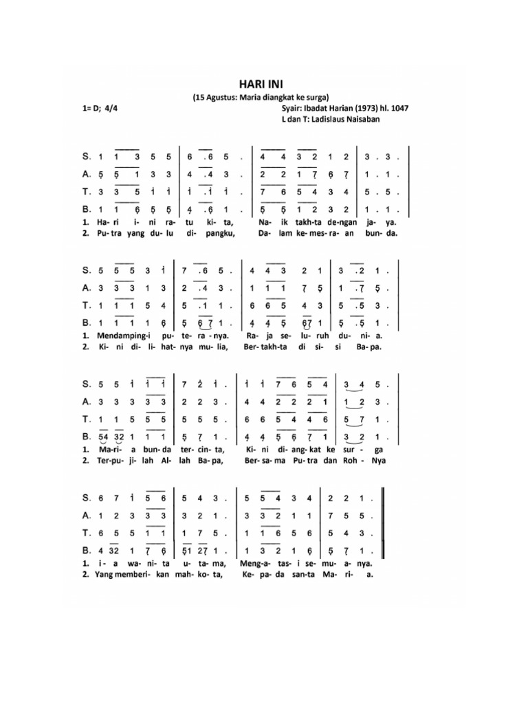 Satb Hari Ini | PDF